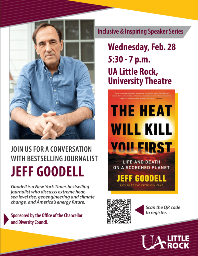 UA Little Rock to Host Bestselling Author Jeff Goodell Feb. 28 - News ...
