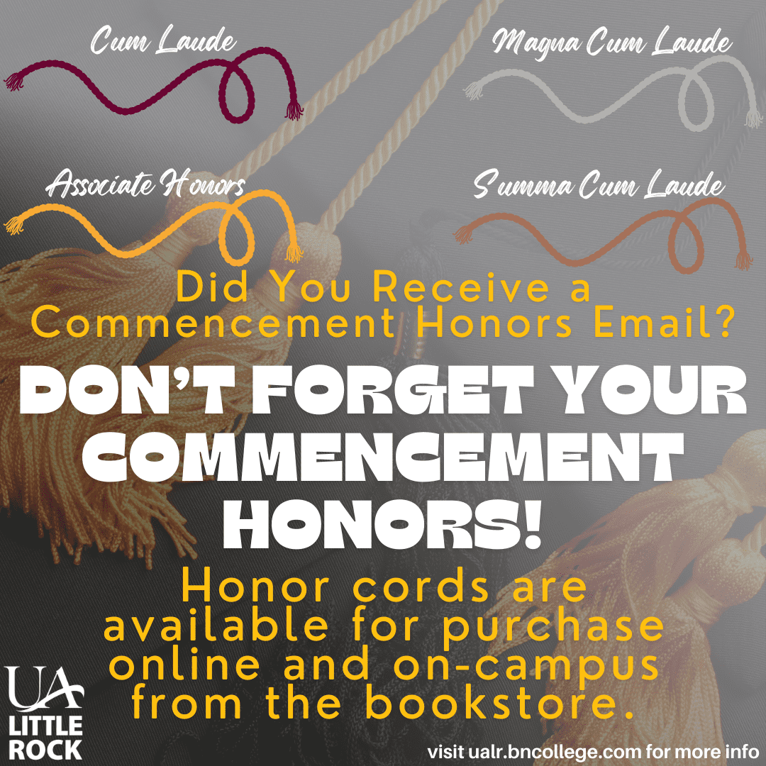 Commencement Honor Cords Available From Campus Bookstore - Student ...