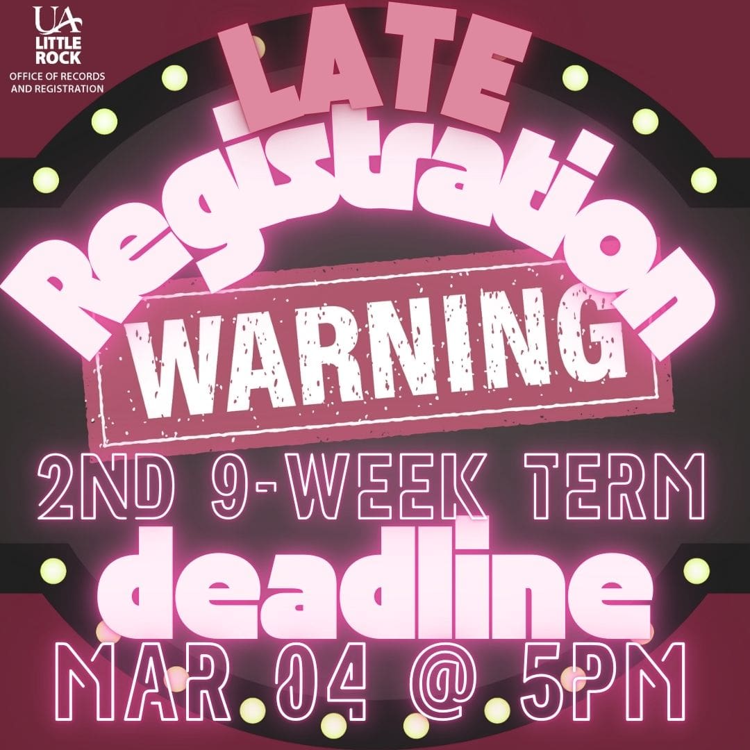 2nd 9-week Term Late Registration Ends Wednesday! - Student Records ...